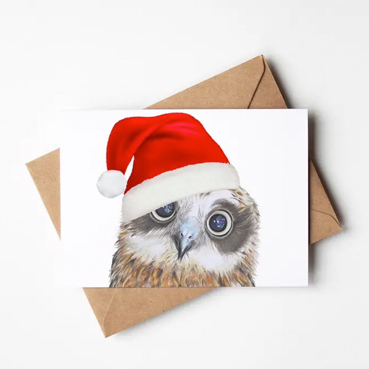 Christmas Boobook Owl Greeting Card – The Holistic Ingredient